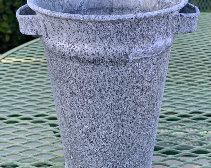 Vintage Zinc Florist Bucket With Two Handles; Perfect Size for Garden ...