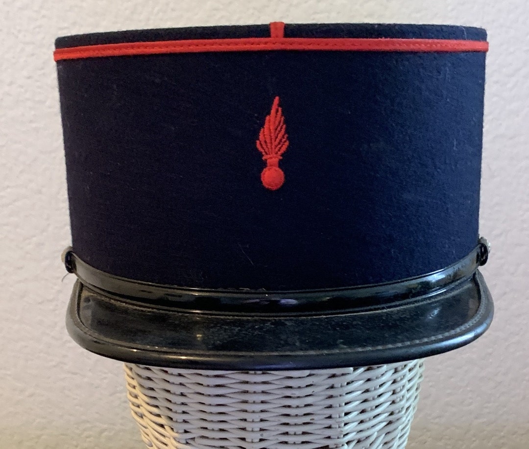 Vintage French Army KEPI Hat, Le Bleuet De France Memoire Et Solidarite ...