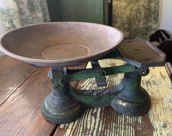 Antique Weighing Scale Decor - Etsy