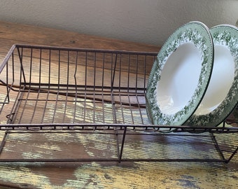 Vintage Wire Plate Rack - Etsy