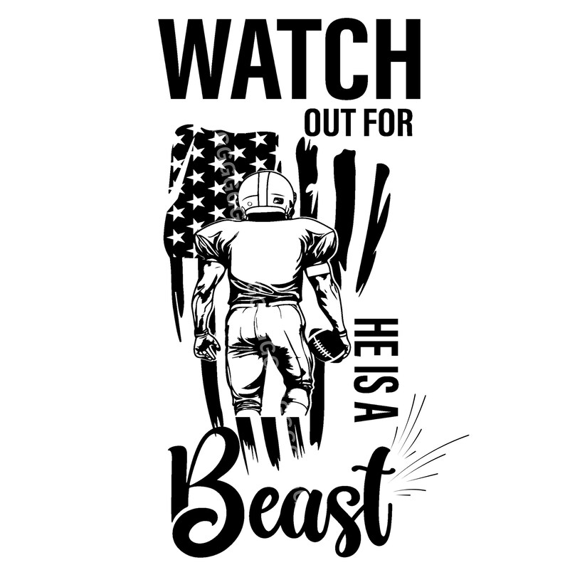 Customizable Football SVG Bundle - Etsy