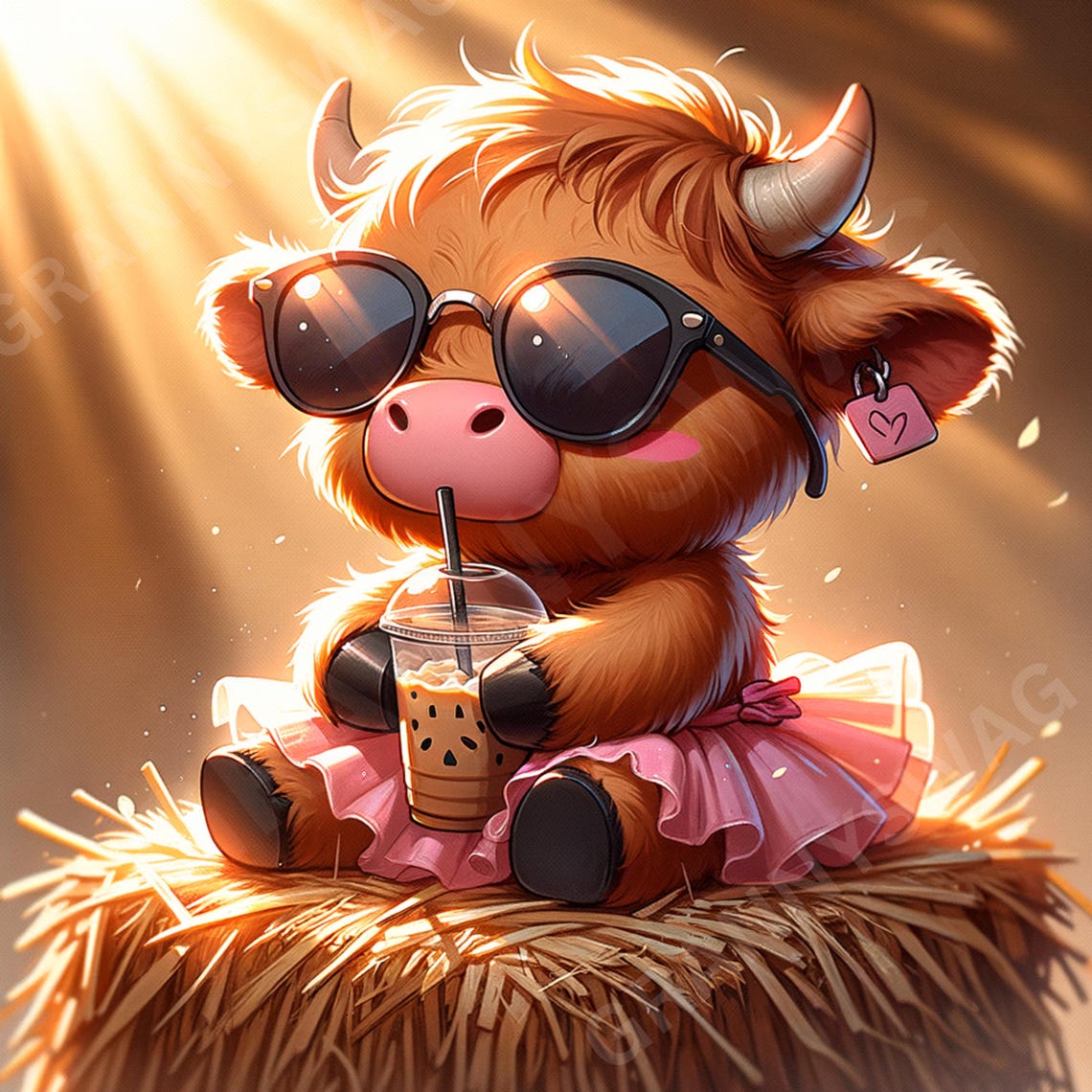 Sassy Classy Cow/moo Latte PNG - Etsy