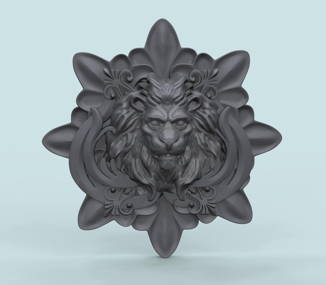 Lion STL File, 3D Digital Printing STL File for 3D Printers. - Etsy