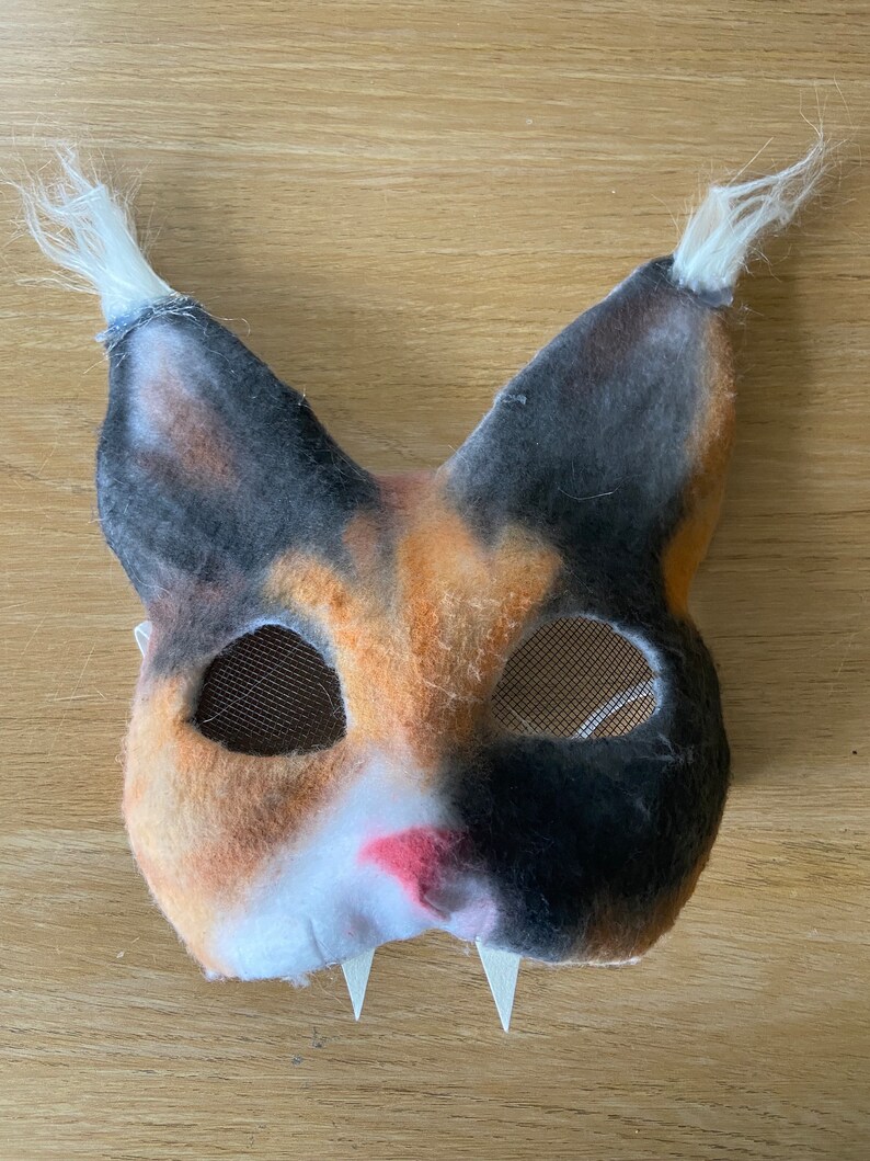 Calico Cat Therian Mask : - Etsy