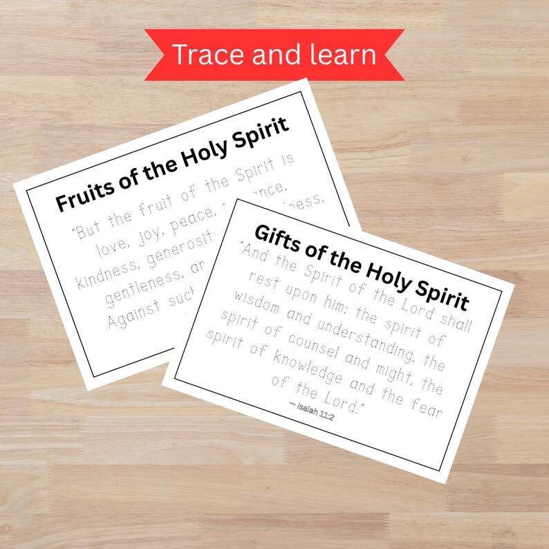 Catholic Pentecost Coloring Activity Pack,fruits and Gifts of the Holy ...