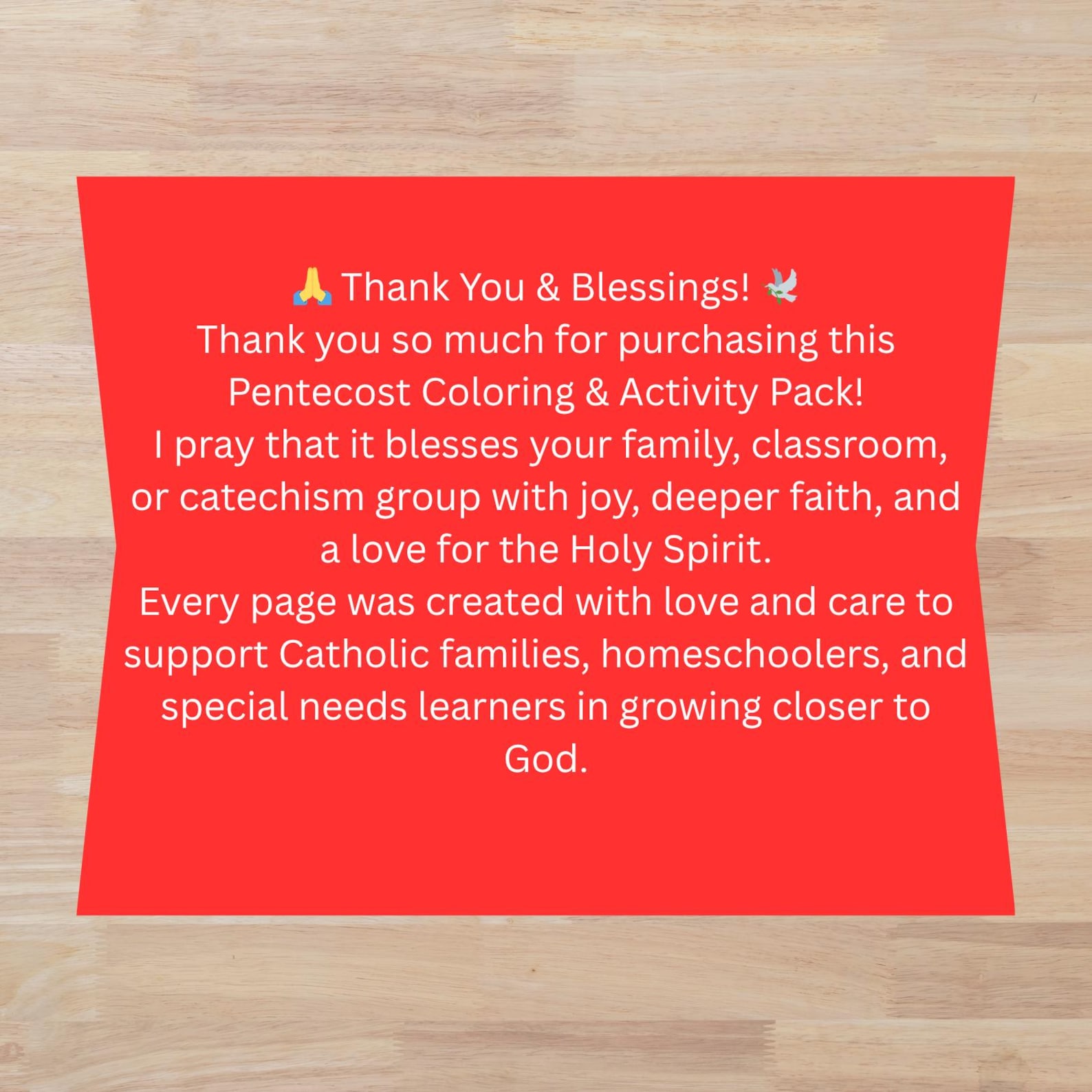 Catholic Pentecost Coloring Activity Pack,fruits and Gifts of the Holy ...