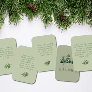 Forest Bathing Printable Card Set, 45 Cards, Shinrin Yoku, Instant ...