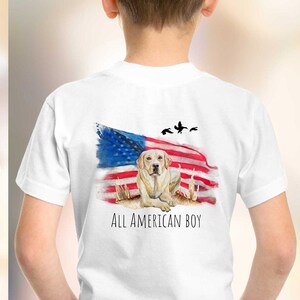 All American Boy Yellow Lab Shirt Long Sleeves Short - Etsy
