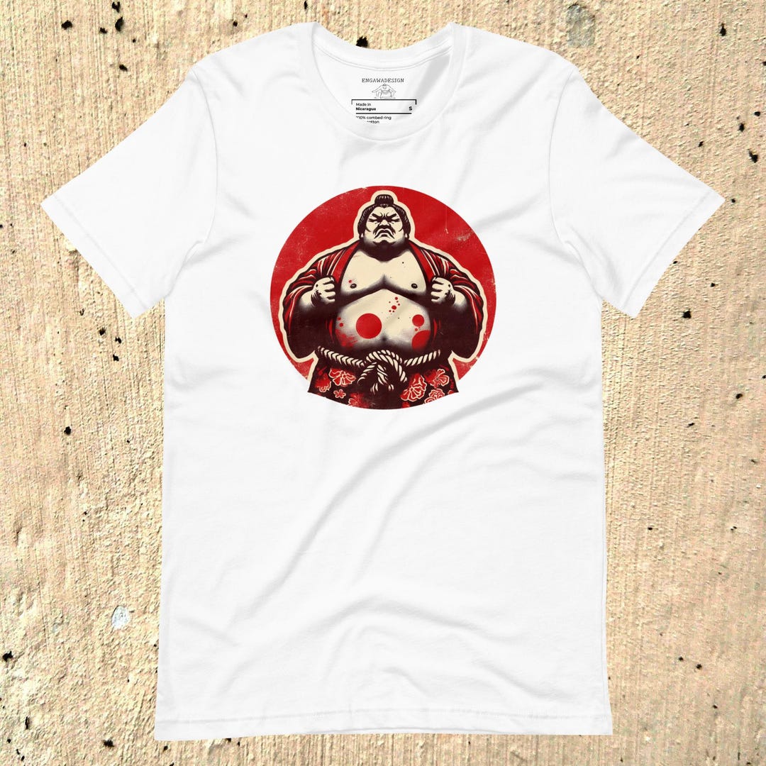 Japanese Sumo Wrestling T Shirt, Sumo Shirts, Japan Ink Samurai Shirt ...