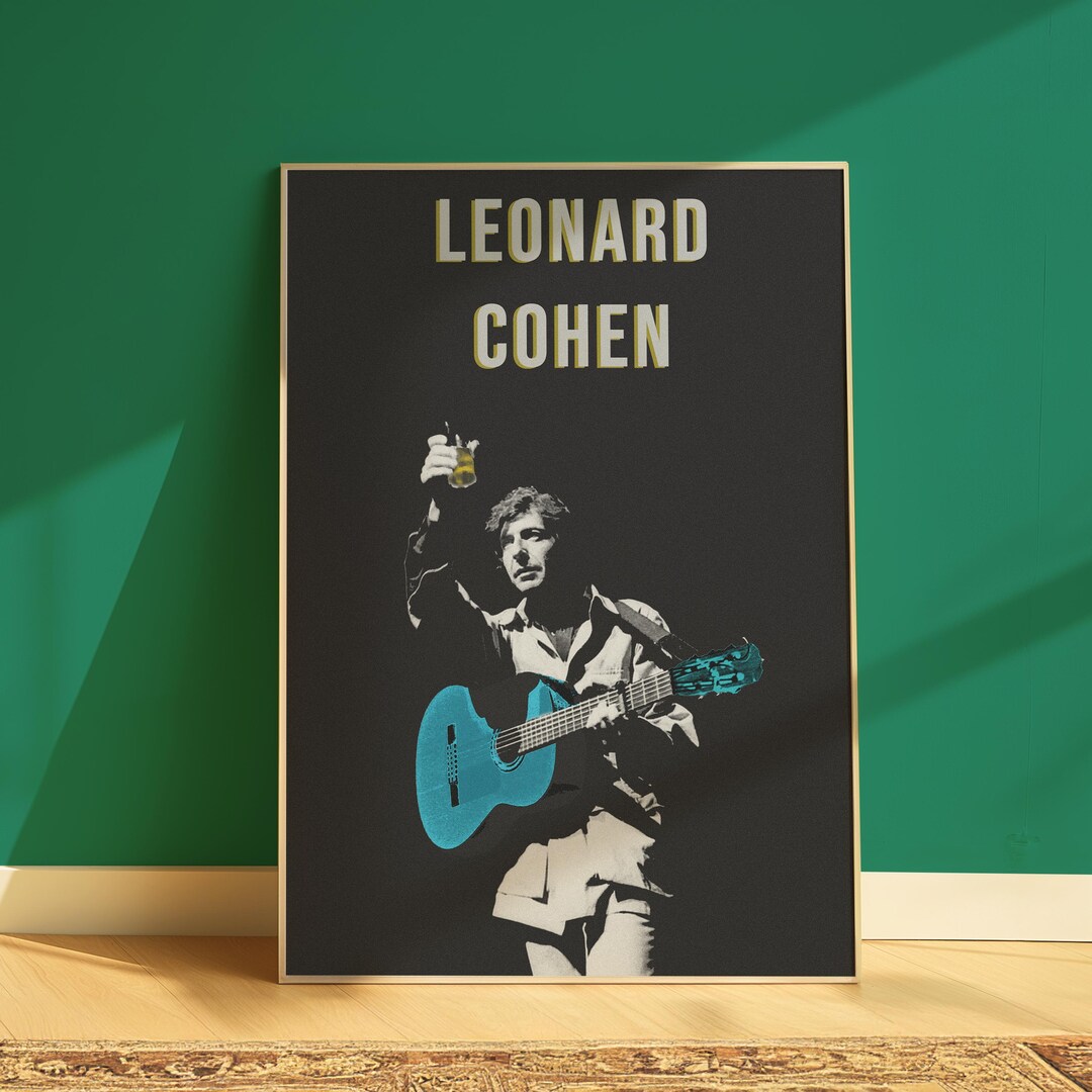 Leonard Cohen Poster - Etsy