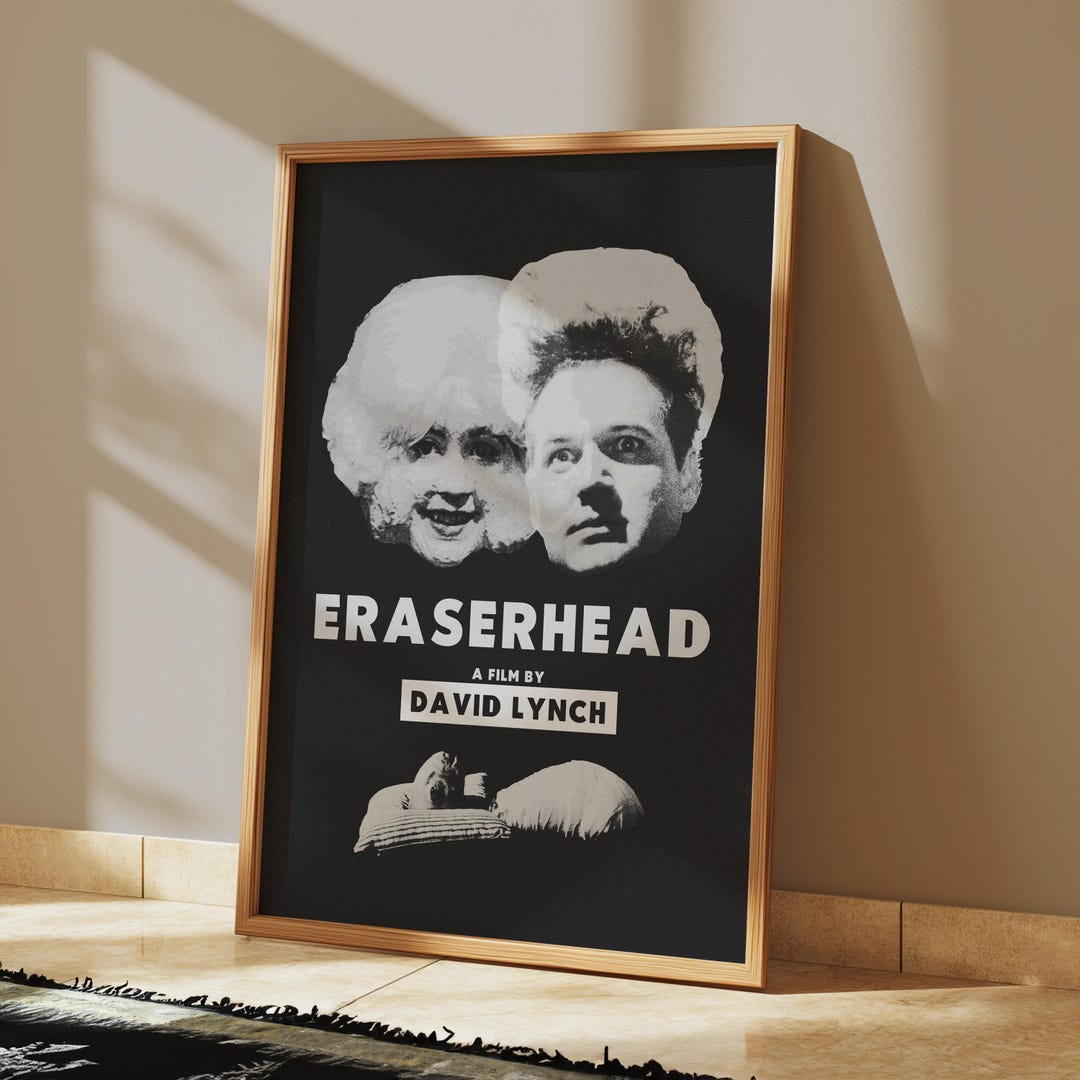 Eraserhead Movie Poster: David Lynch Surrealist Art - Etsy