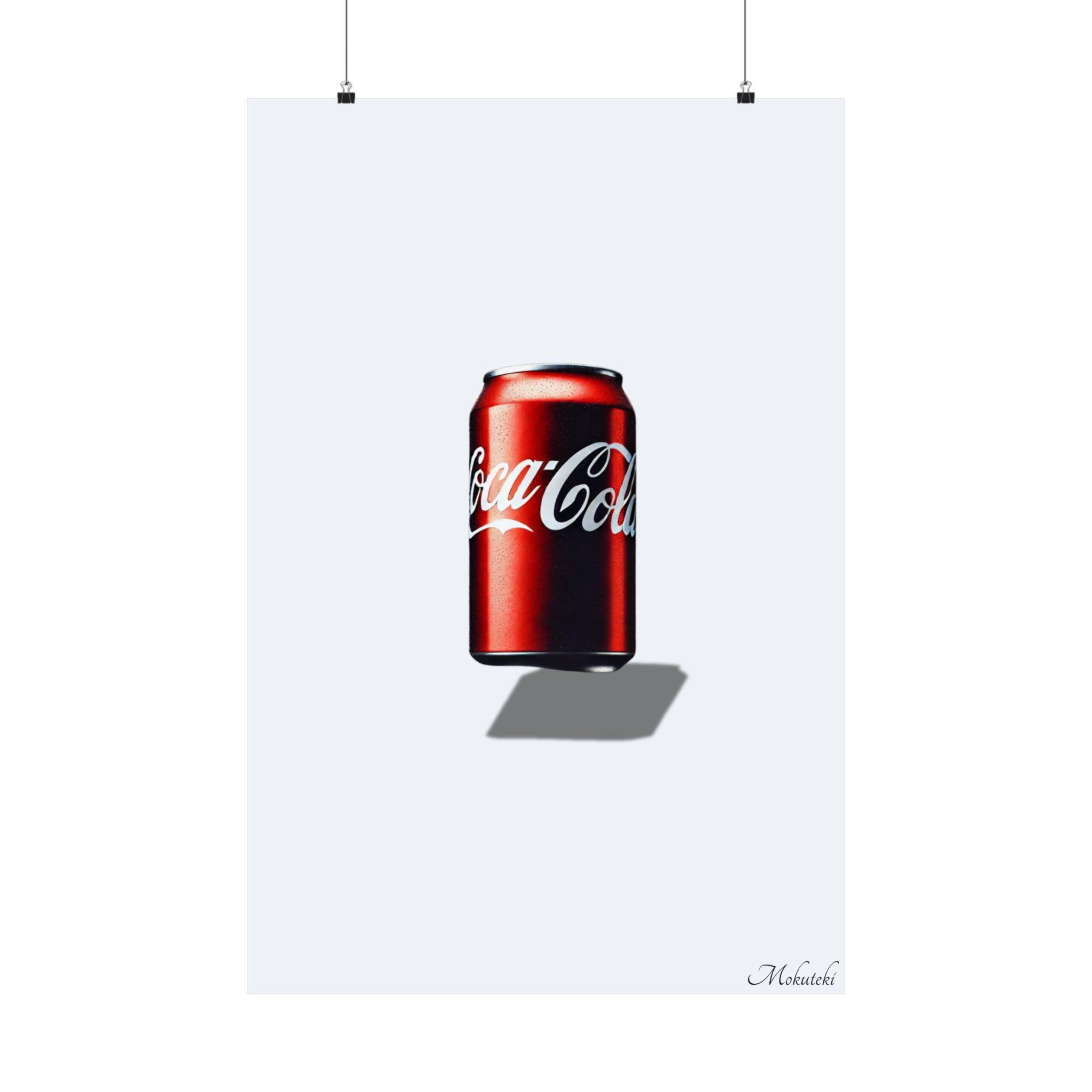 Minimalist Coke Can Wall Art Poster, Retro Pop Art Soda Print, Modern ...