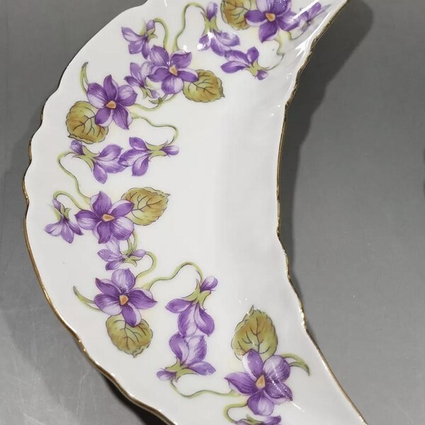 Vintage Violet Dish - Etsy