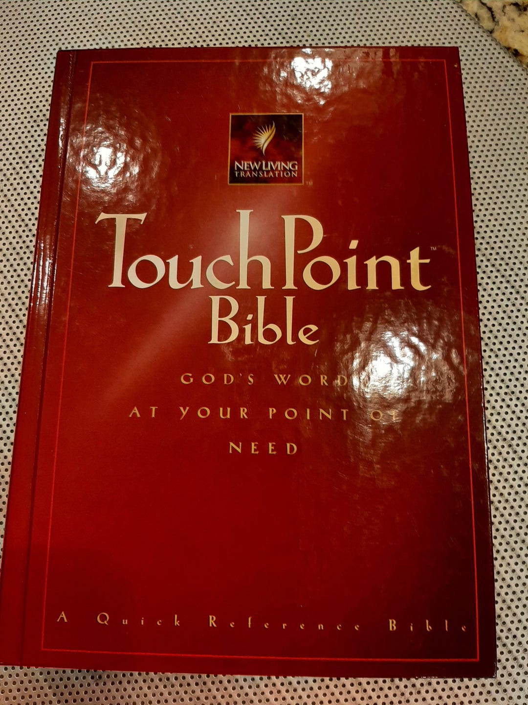 Vintage 1996 Touchpoint BIBLE New Living Translation Guideposts ...