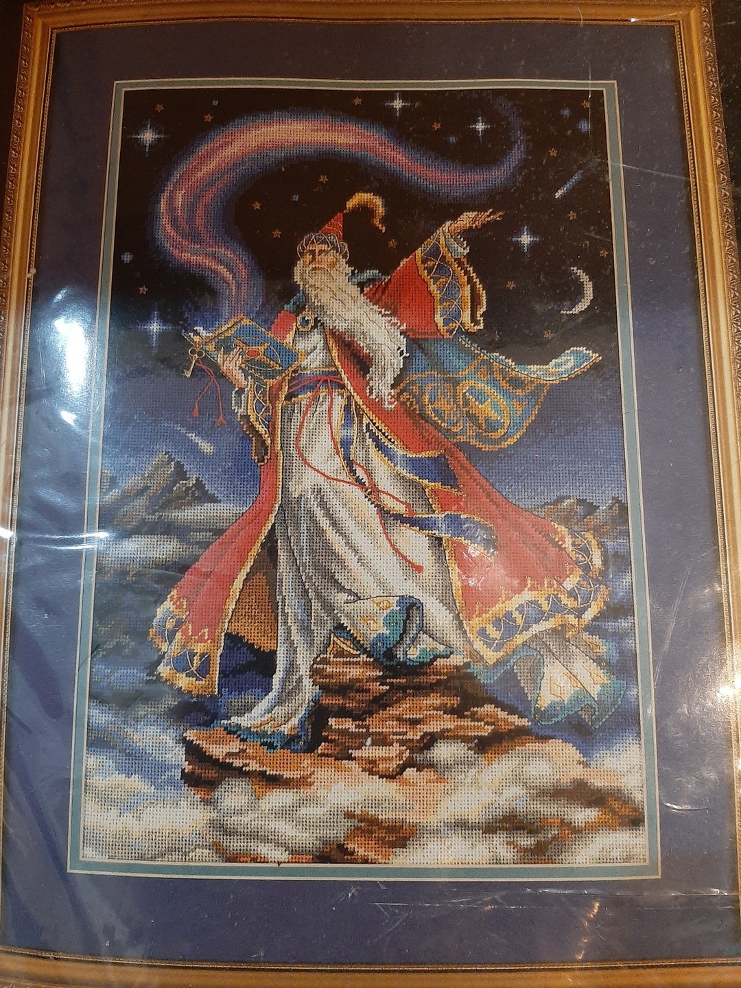 Vintage 1997 Gold Collection Dimensions "the Grand Sage" Counted Cross ...