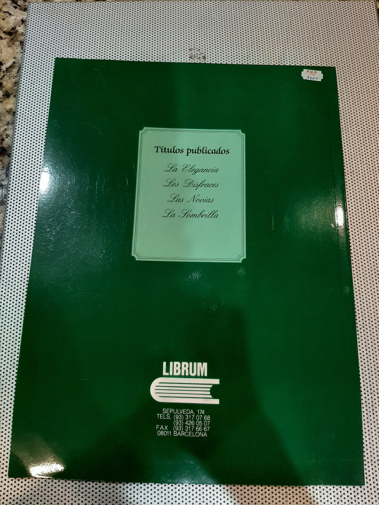 Vintage 1990 La Moda Elegante Spanish Fashion Book Los Disfraces ...