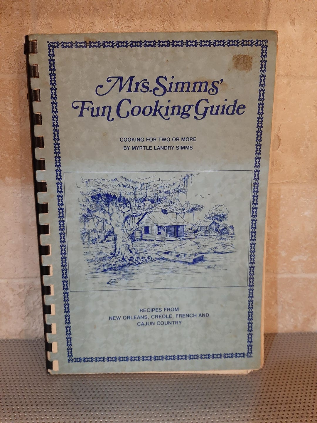 Vintage 1975 Mrs Simms' Fun Cooking Guide by Myrtle Landry Simms New Orleans Louisiana Cajun ...