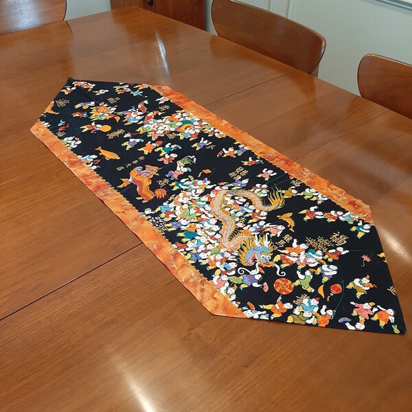 Asian Table Runner - Etsy