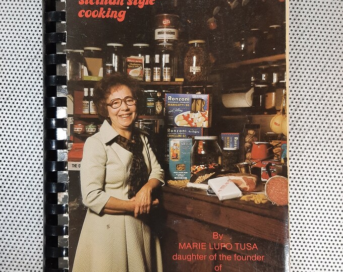 Vintage RARE 1980 "marie's Melting Pot Sicilian Style Cooking" New ...