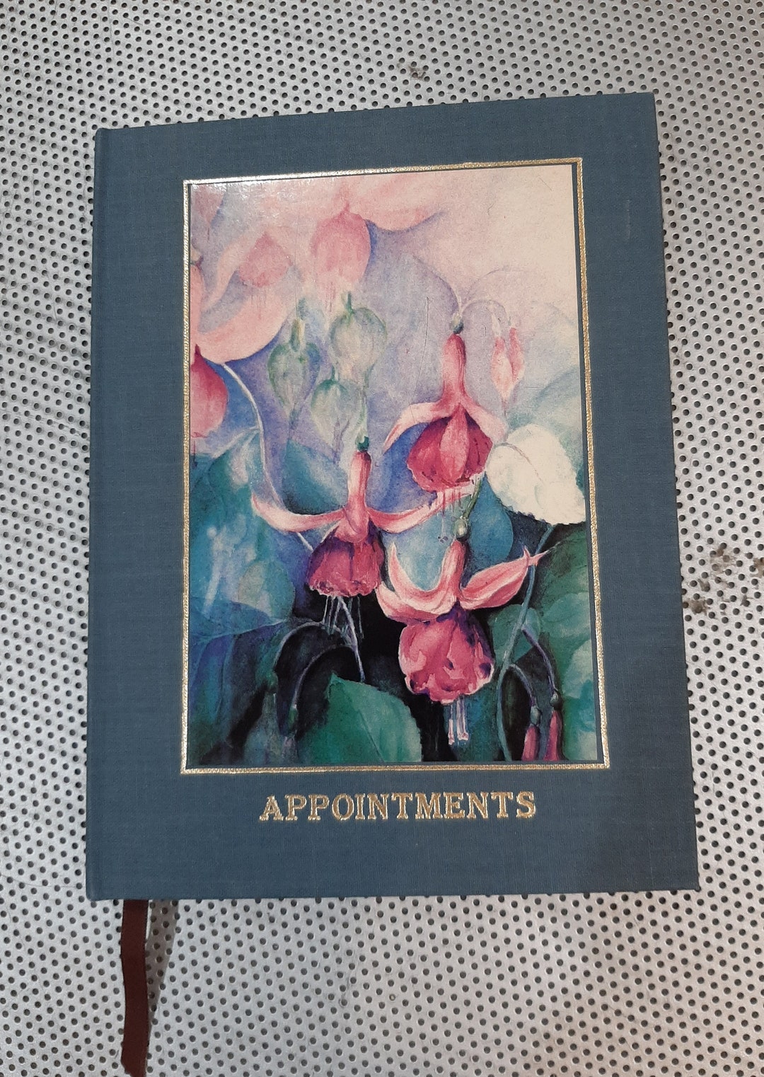 Vintage Hard Cover Appointment Book Date Book Calendar Desk Diary ...