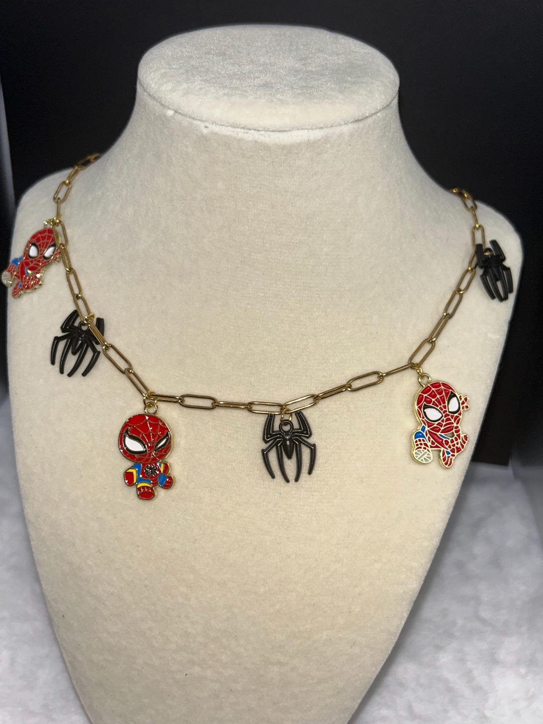 Spiderman Necklace - Etsy