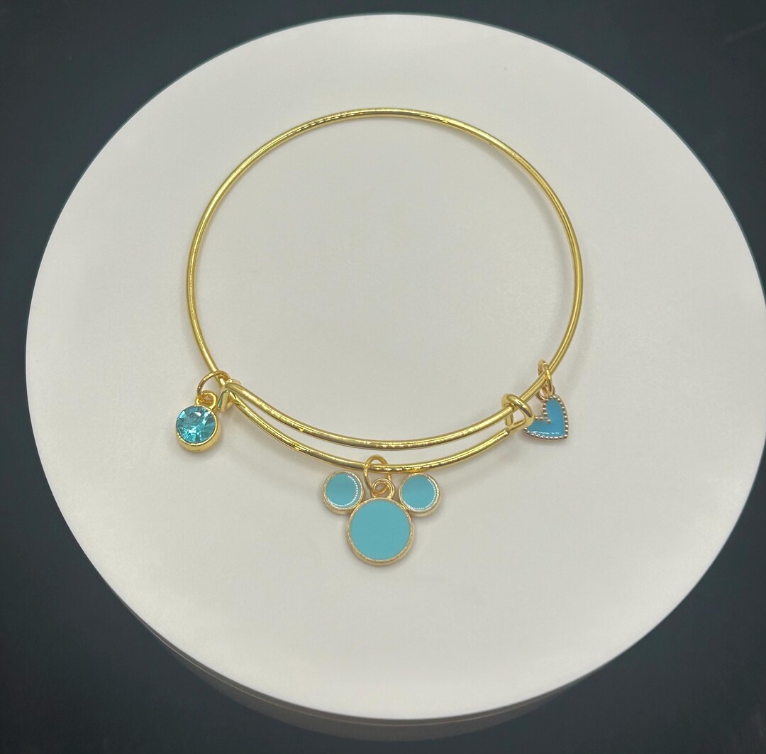 Turquoise Mickey Mouse Bangle - Etsy
