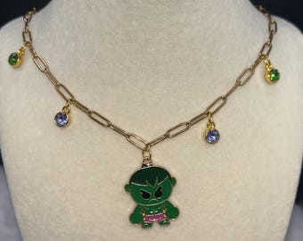 Honey Hulk Wood Necklace - Etsy