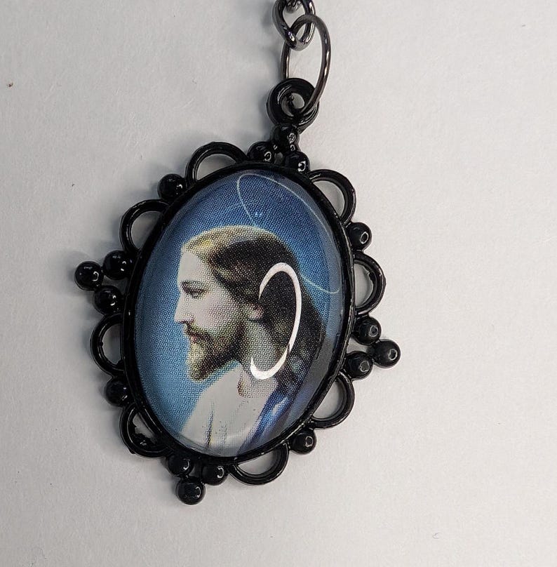 Saints Jesus Catholic Vintage Keychain - Etsy