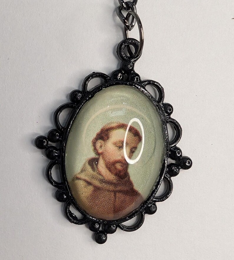 Saints Jesus Catholic Vintage Keychain - Etsy