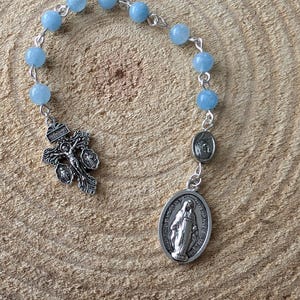 Mother Teresa Flying Novena Chaplet Rosary Miraculous Medal Chaplet - Etsy