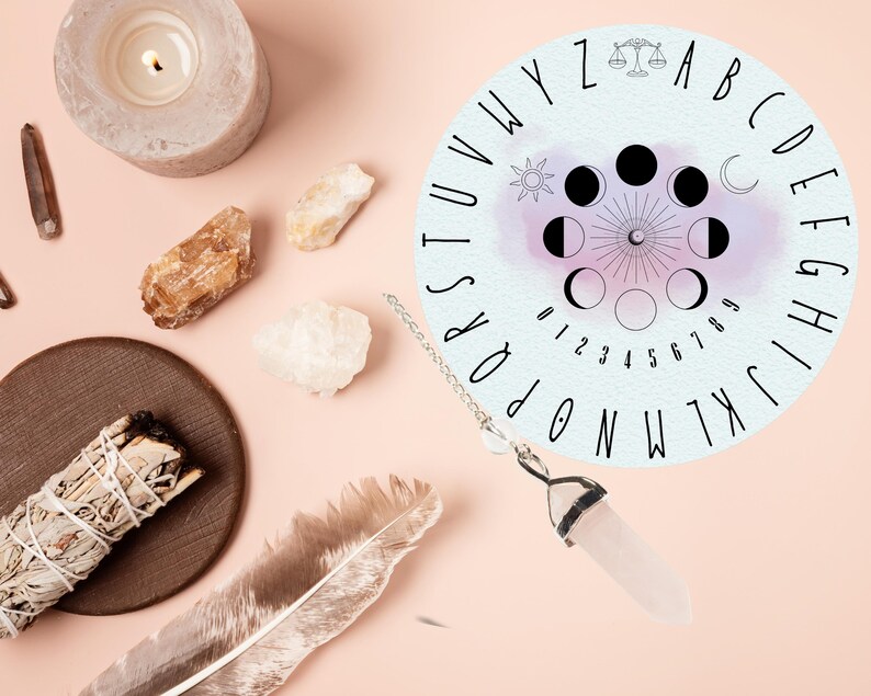 Pendulum Board Set 5 Printable PDF PNG Set of 5 Pendulum Boards for ...