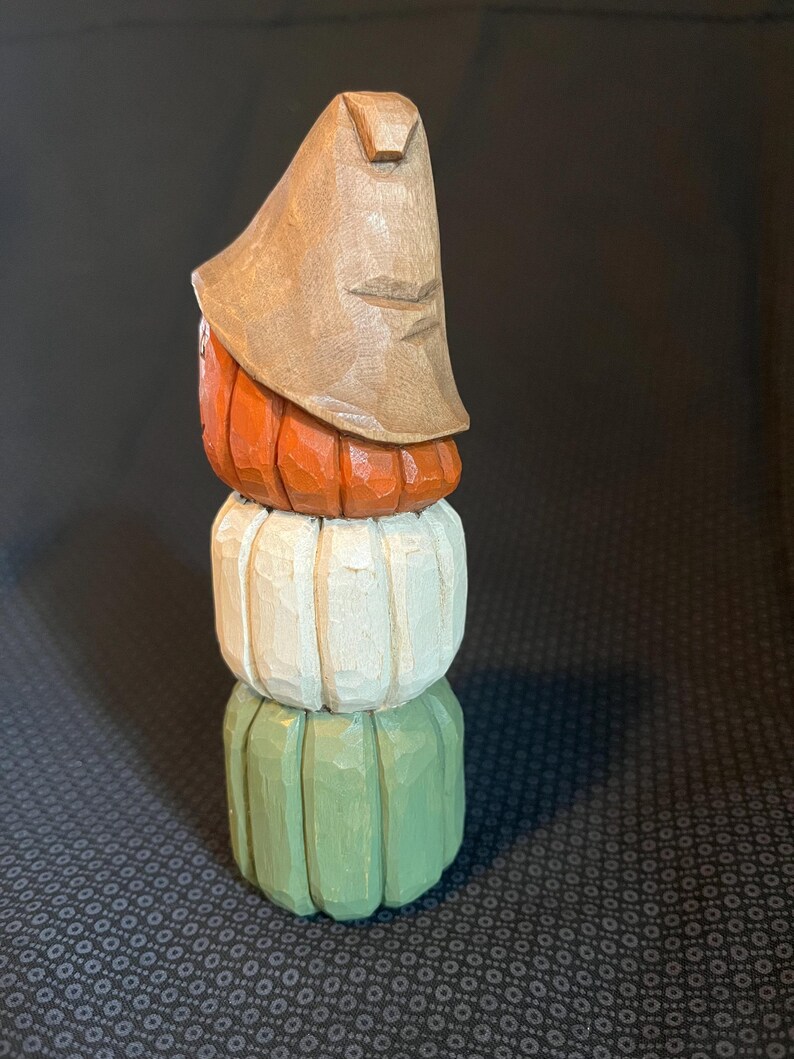 Hand Carved Stack of Pumpkins - Etsy