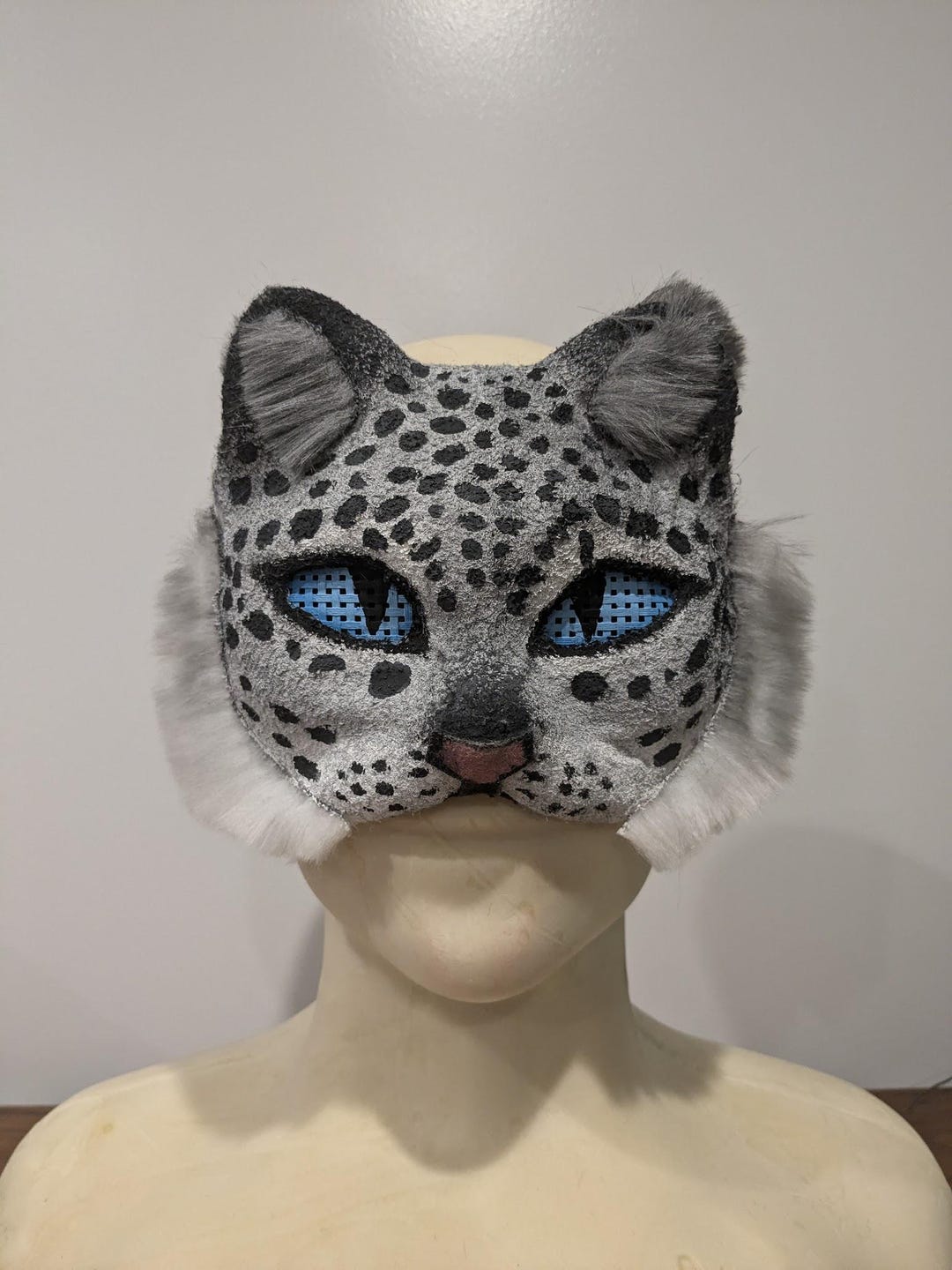 Snow Leopard Therian Mask - Etsy