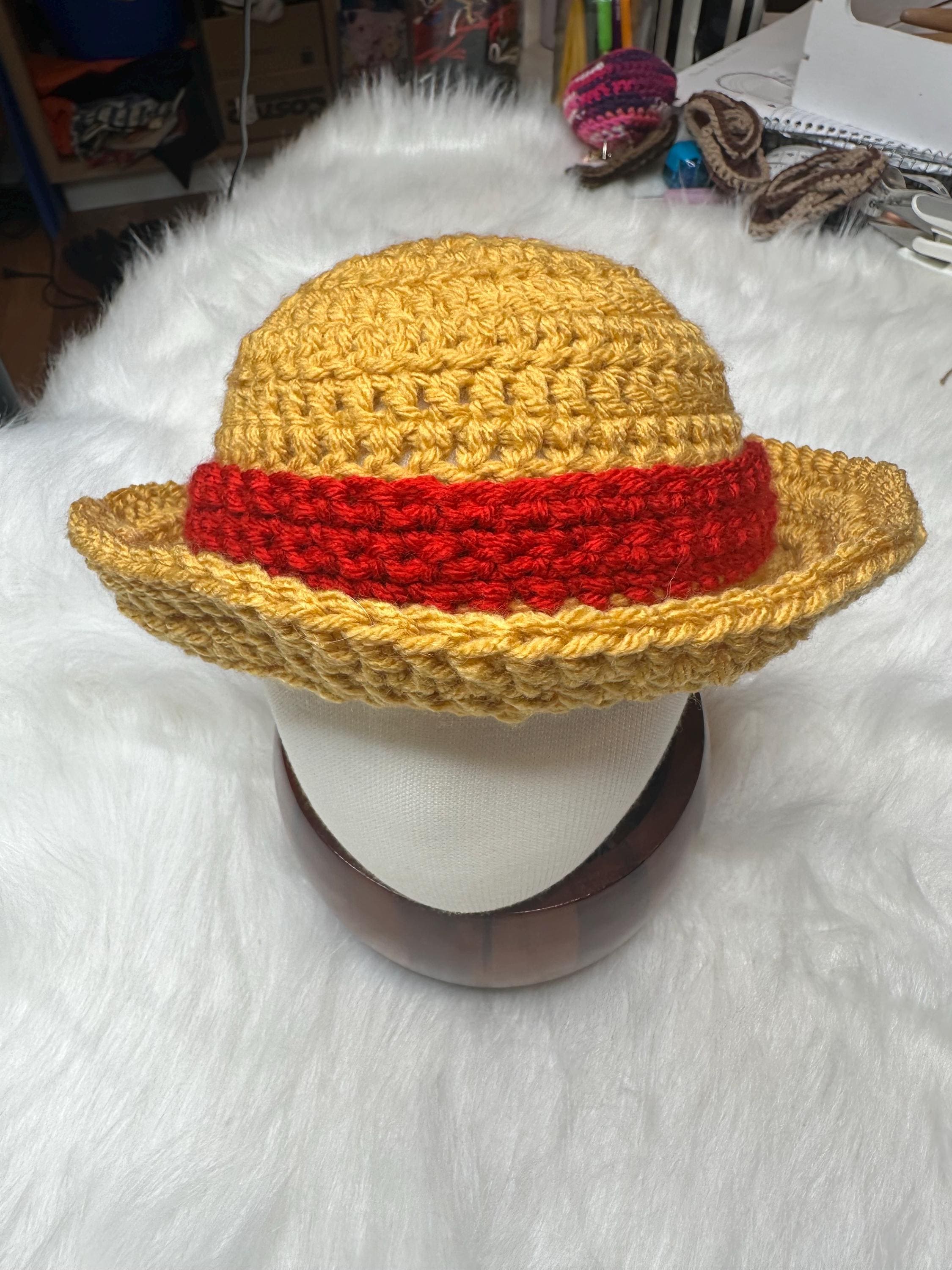 One Piece Inspired Luffy Straw Hat Infant to Toddler - Etsy