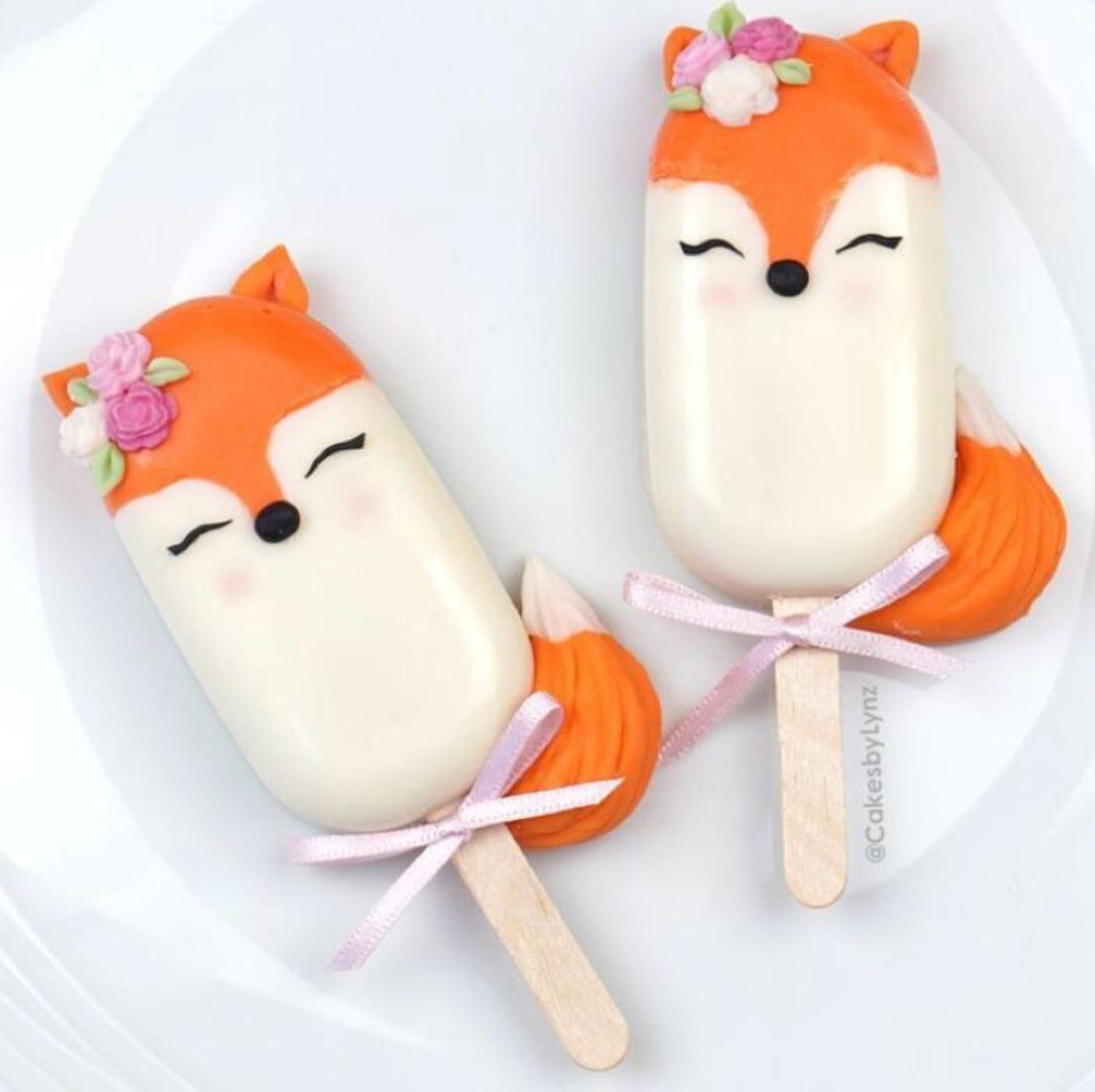 Cute Fox Cakesicles 12 Count - Etsy