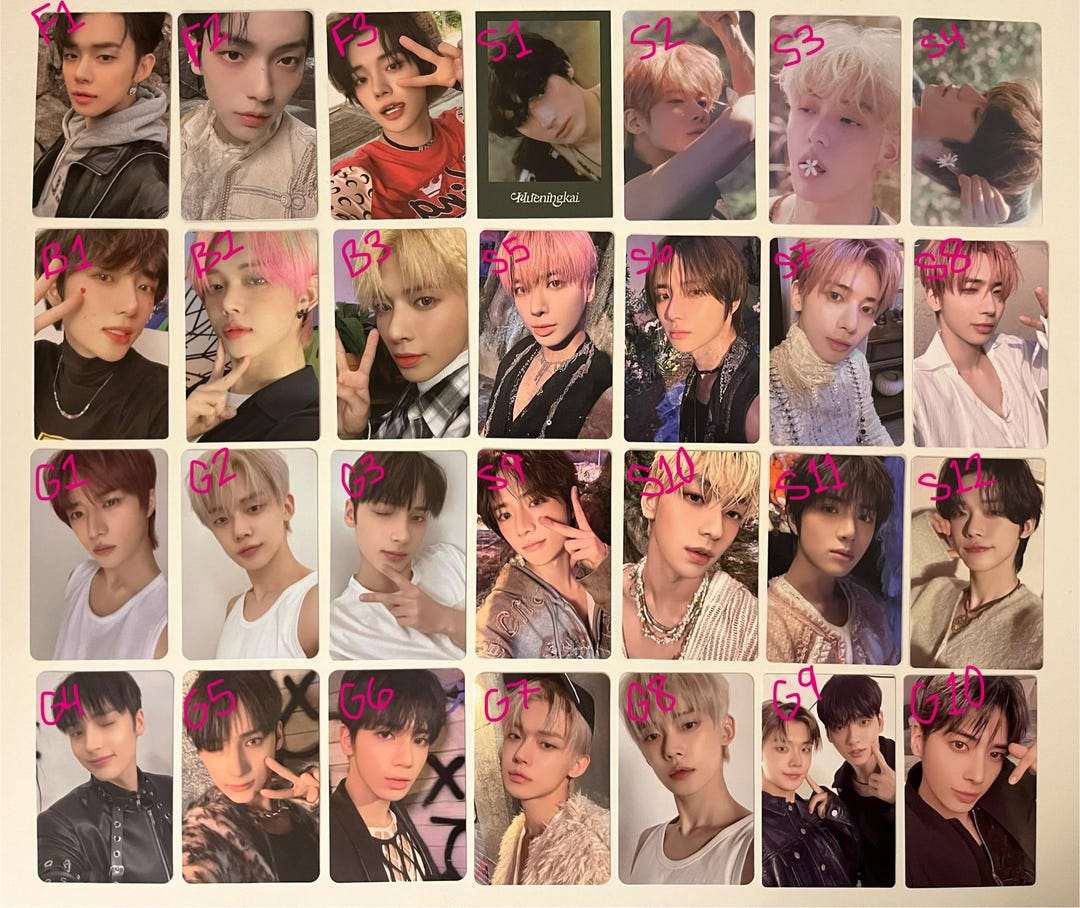 TXT Photocards (official) - Etsy