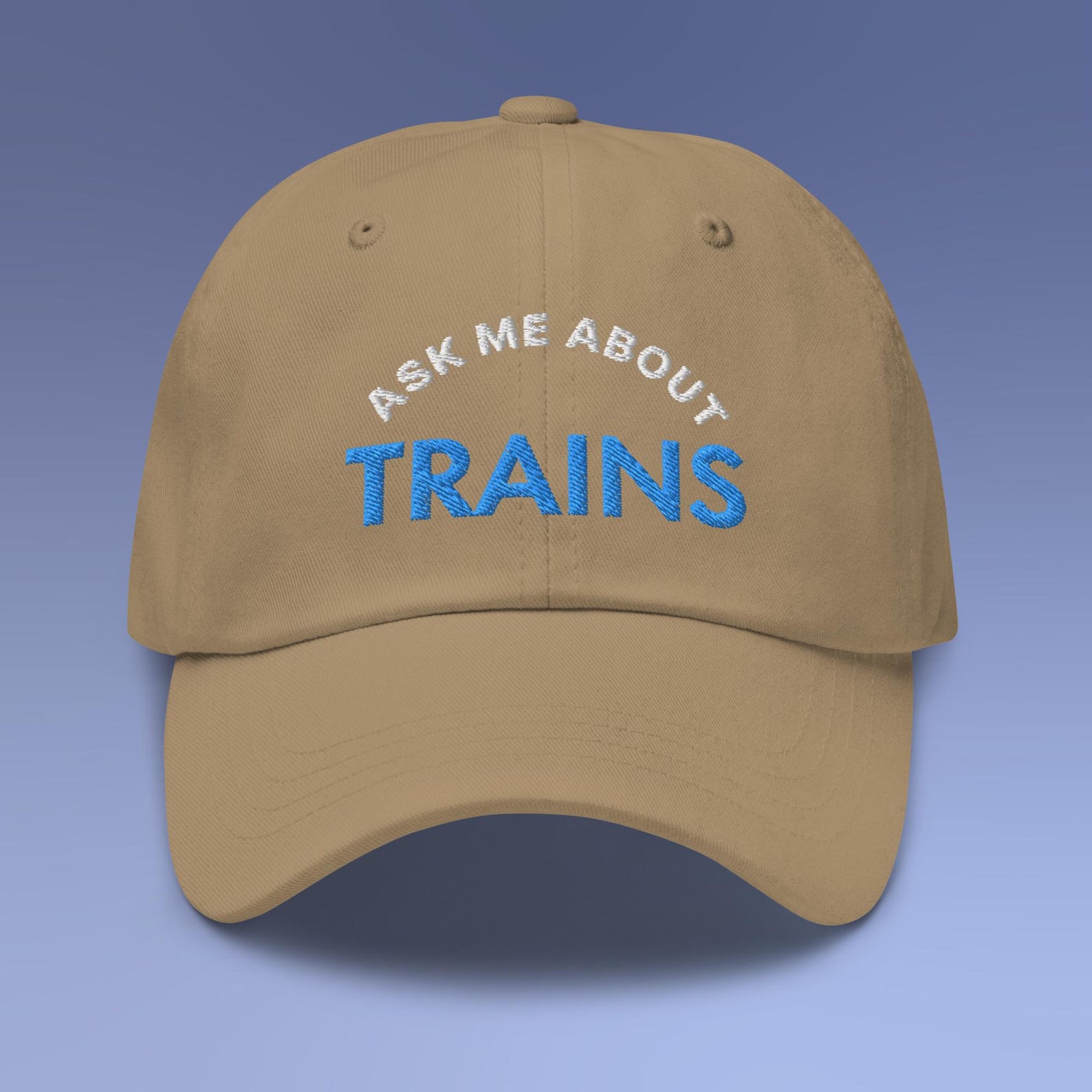 Ask Me About Trains - I'm an Expert Hat - Etsy