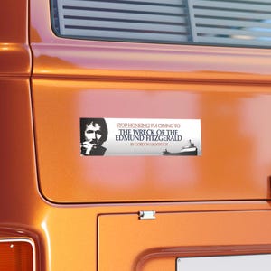 Edmund Fitzgerald Bumper Sticker: Gordon Lightfoot Tribute - Etsy