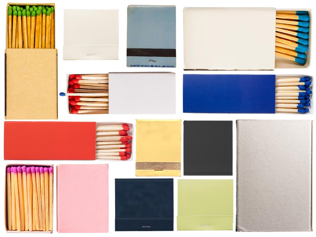 Easy Canva Matchbook Print Template - Bright Colors - Etsy