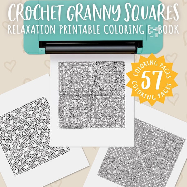 Square Coloring Pages - Etsy