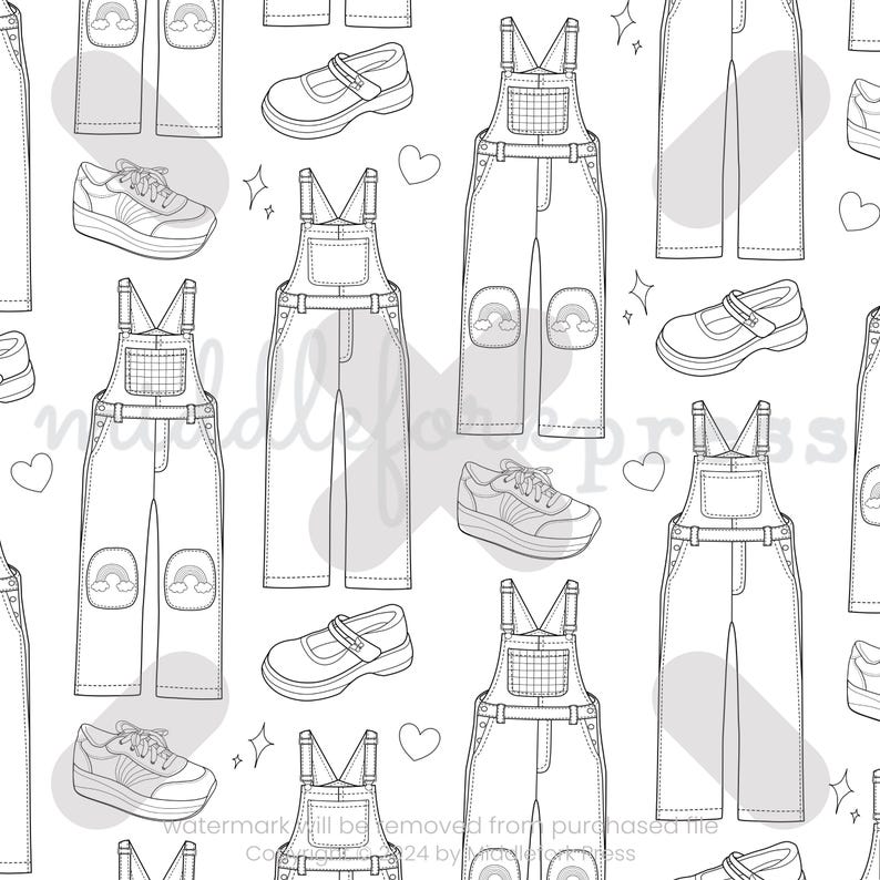 8 Digital Printable Coloring Book Pages for Relaxation Digital Print at ...