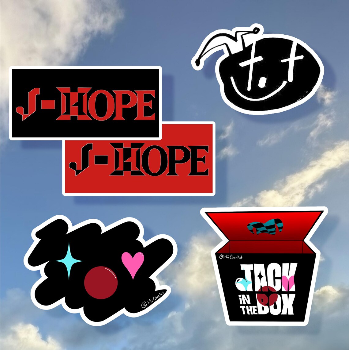 Jhope Hope on the Stage BTS Jack in the Box Stickers - Etsy