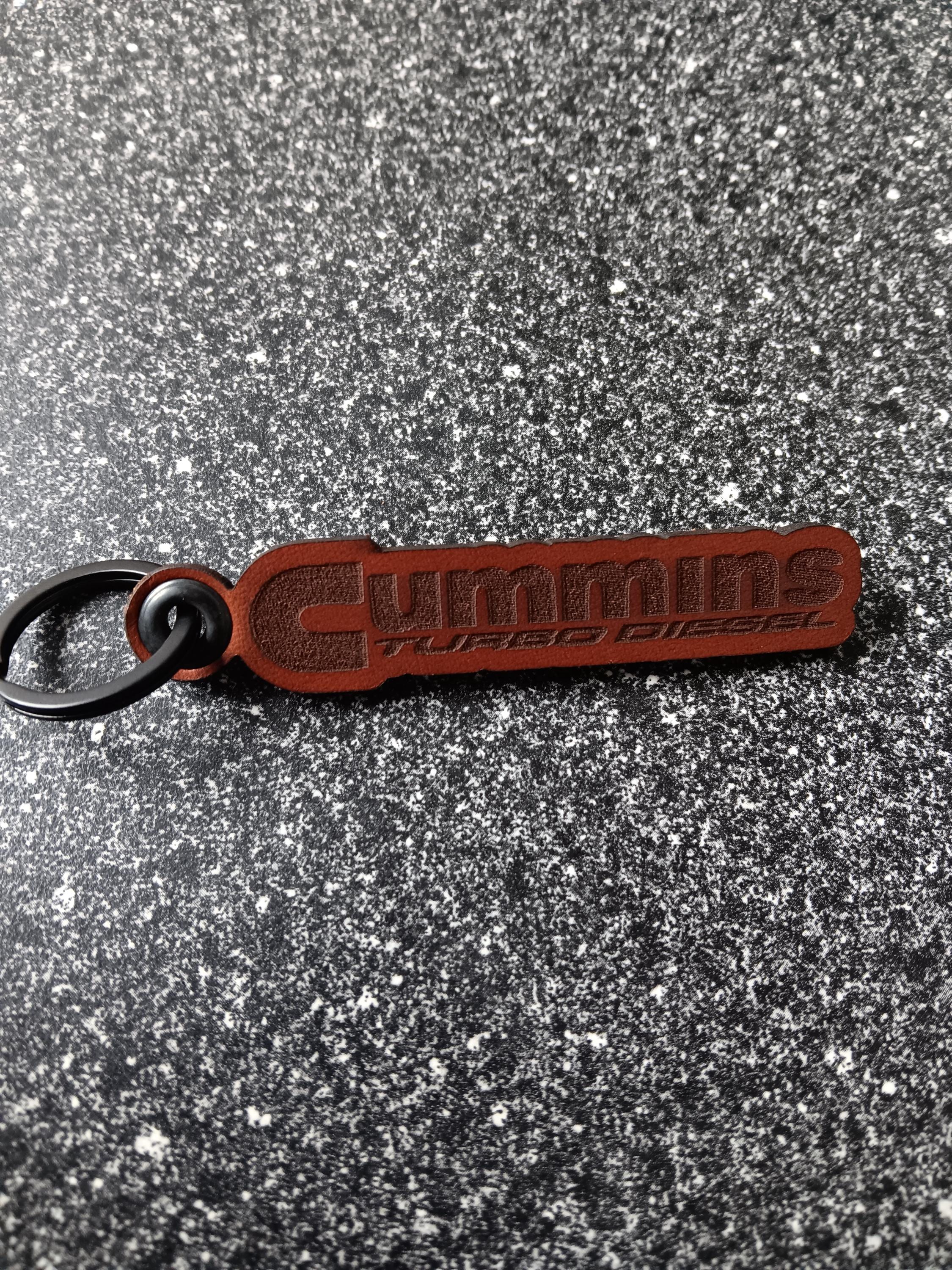 Cummins, Turbo Diesel, Leather Keychain, Keyring, Key Organizer, His ...