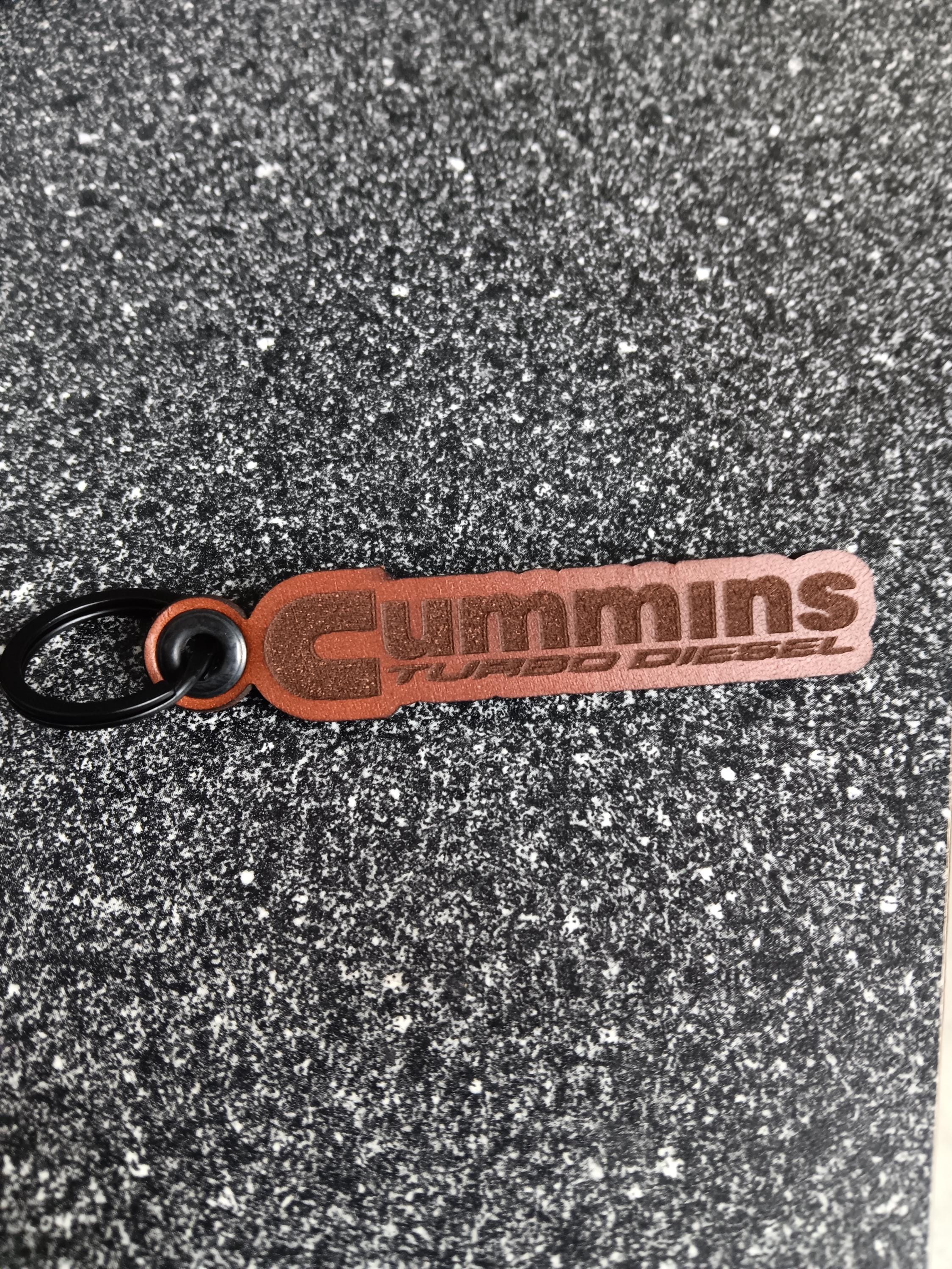 Cummins, Turbo Diesel, Leather Keychain, Keyring, Key Organizer, His ...