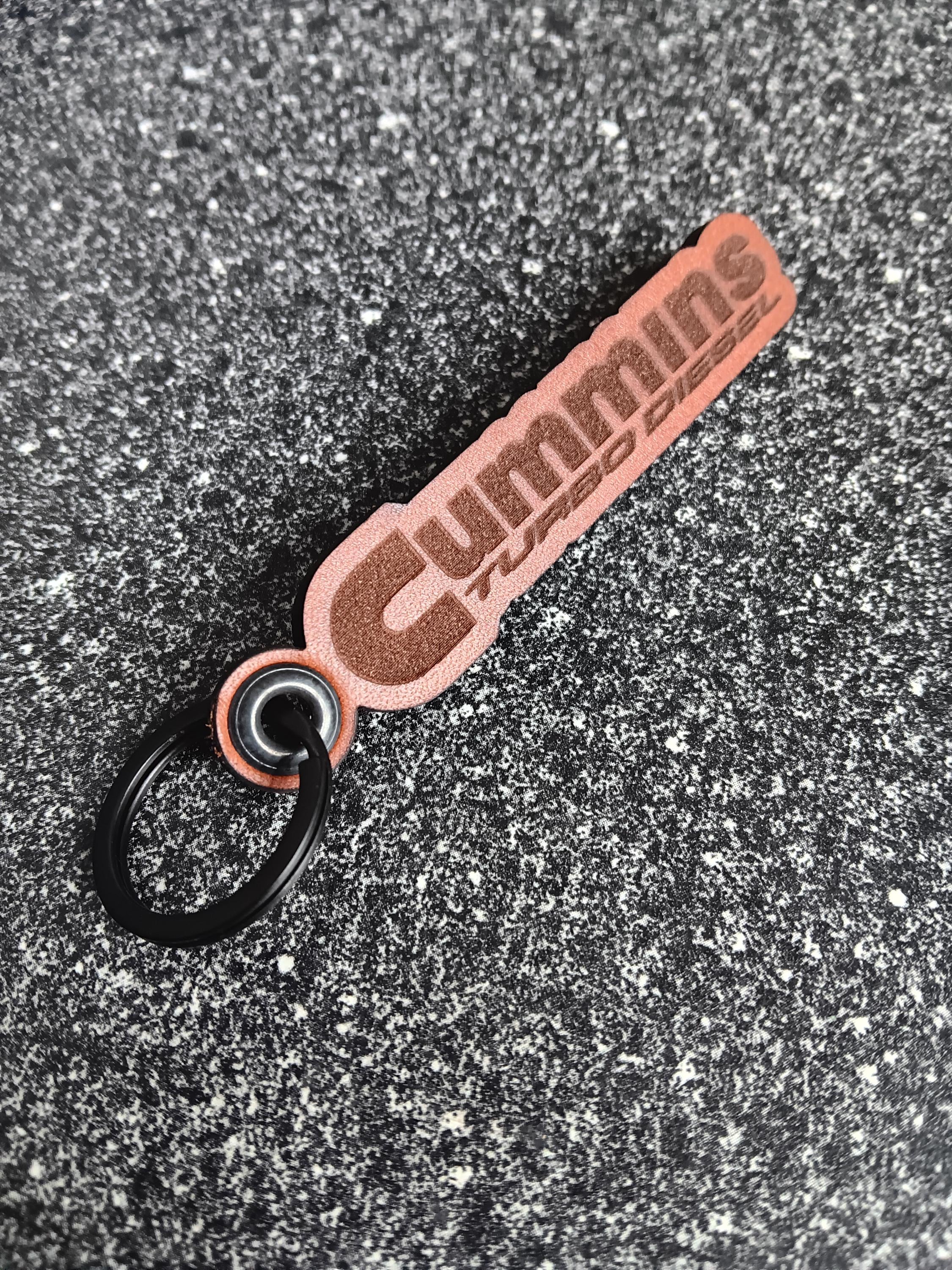 Cummins, Turbo Diesel, Leather Keychain, Keyring, Key Organizer, His ...