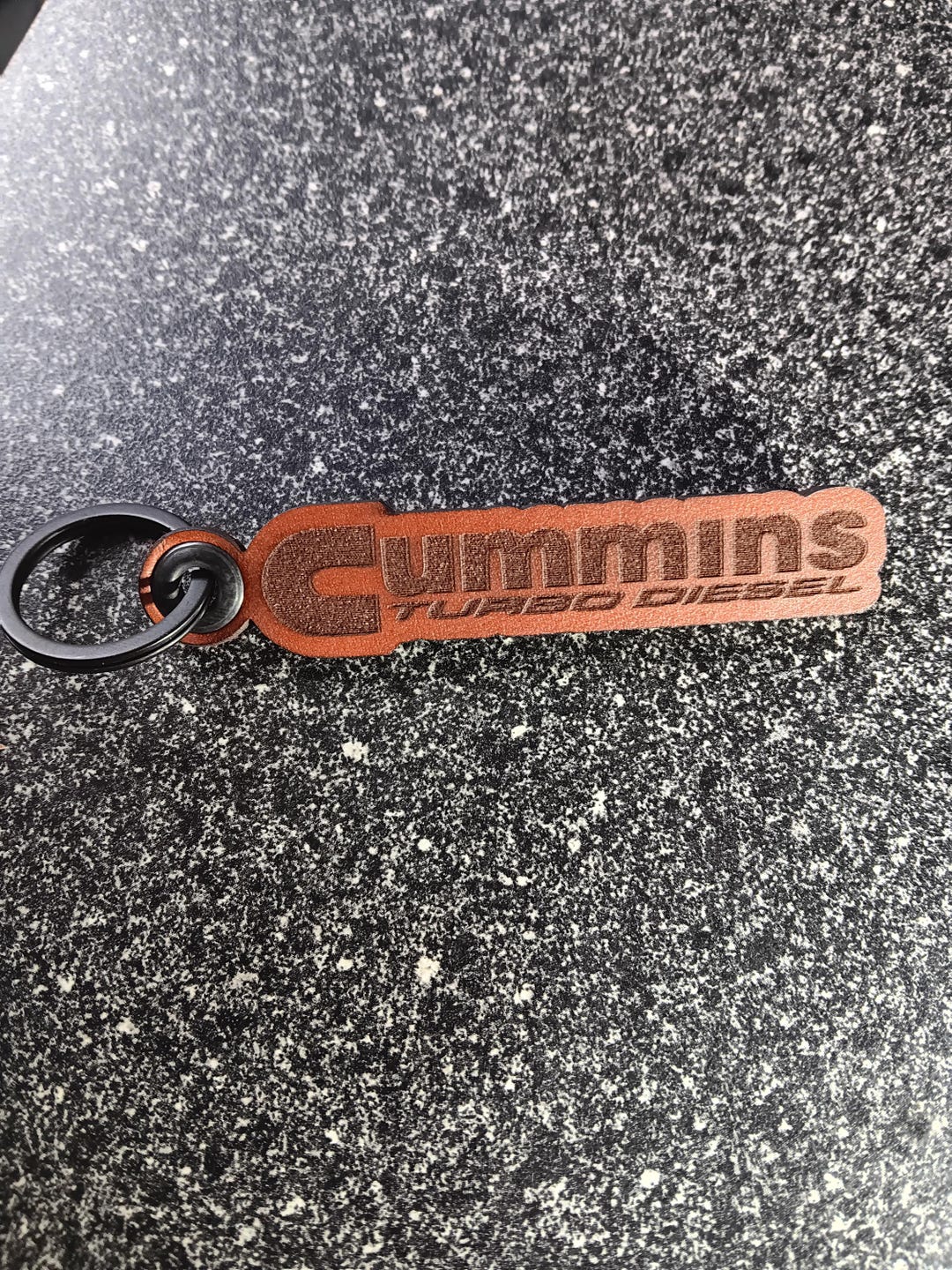 Cummins, Turbo Diesel, Leather Keychain, Keyring, Key Organizer, His ...