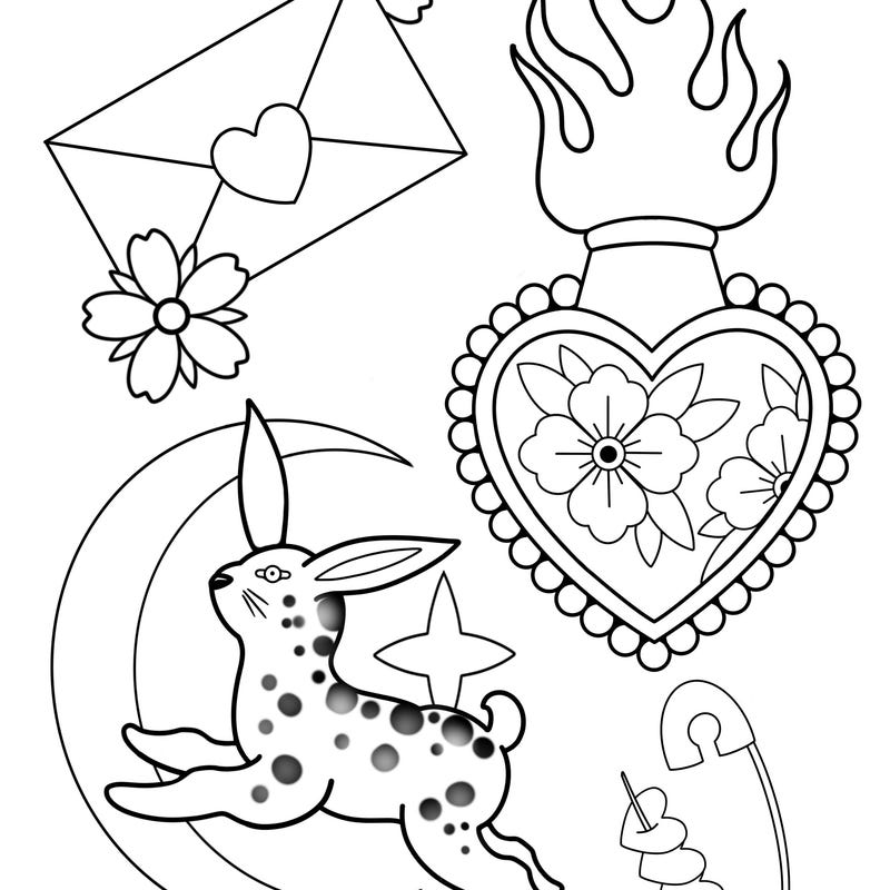 Mens Tattoo Stencils - Etsy