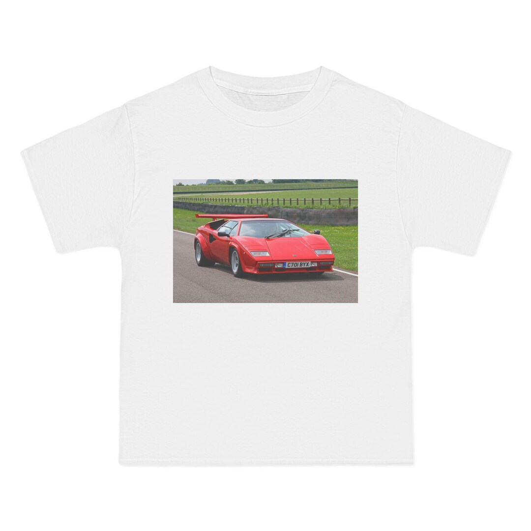 Lamborghini Countach Car T-shirt - Etsy