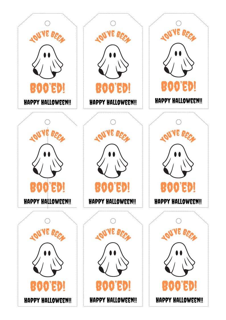Editable Halloween Favor Tags / Halloween Tags / Halloween Trick or ...