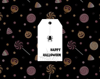 Editable Halloween Favor Tags / Halloween Tags / Halloween Trick or ...
